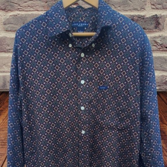 Ivy Crew | Shirts | Ivy Crew Ajrakh Print Button Down | Poshmark